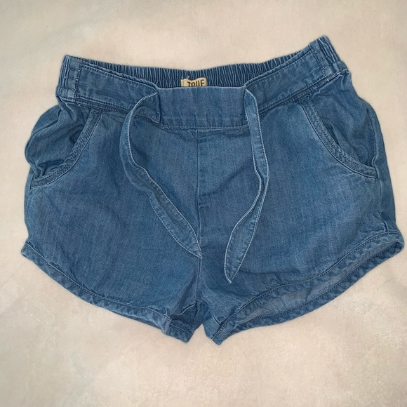 True Craft | Bottoms | True Craft Denim Style Tie Shorts Chambray ...